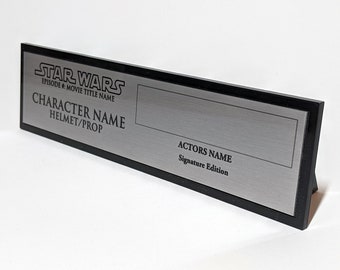 Signature Plaque - Etsy