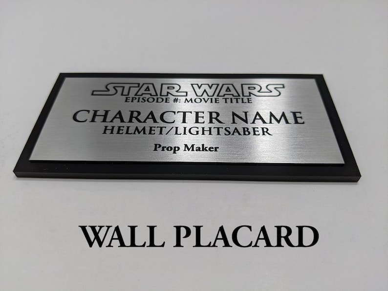 Horror Movie Custom Metal Plaque for Props | Etsy