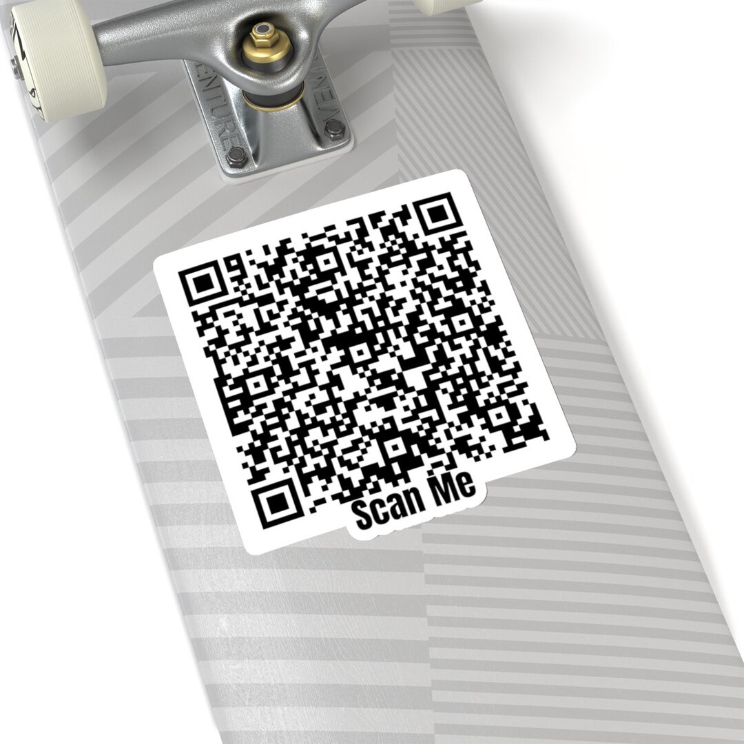 Waterproof Vinyl QR Code Sticker for Cars and Laptops Hilarious ...