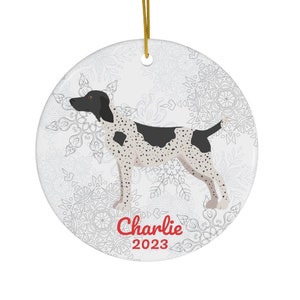 GSP Ornament | Shorthaired Pointer Ornament | German Shorthaired ...