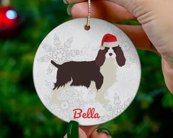 Brown English Springer Spaniel Christmas Ornament for Dog - Etsy