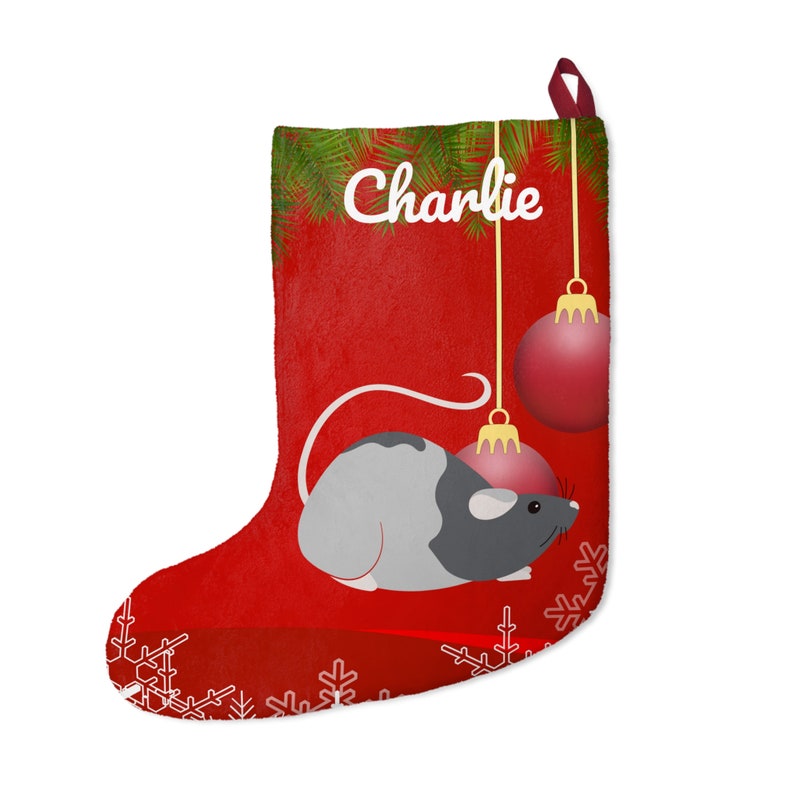Rat Stocking | Pet Rat Gifts | Personalized Rat Christmas Stocking ...