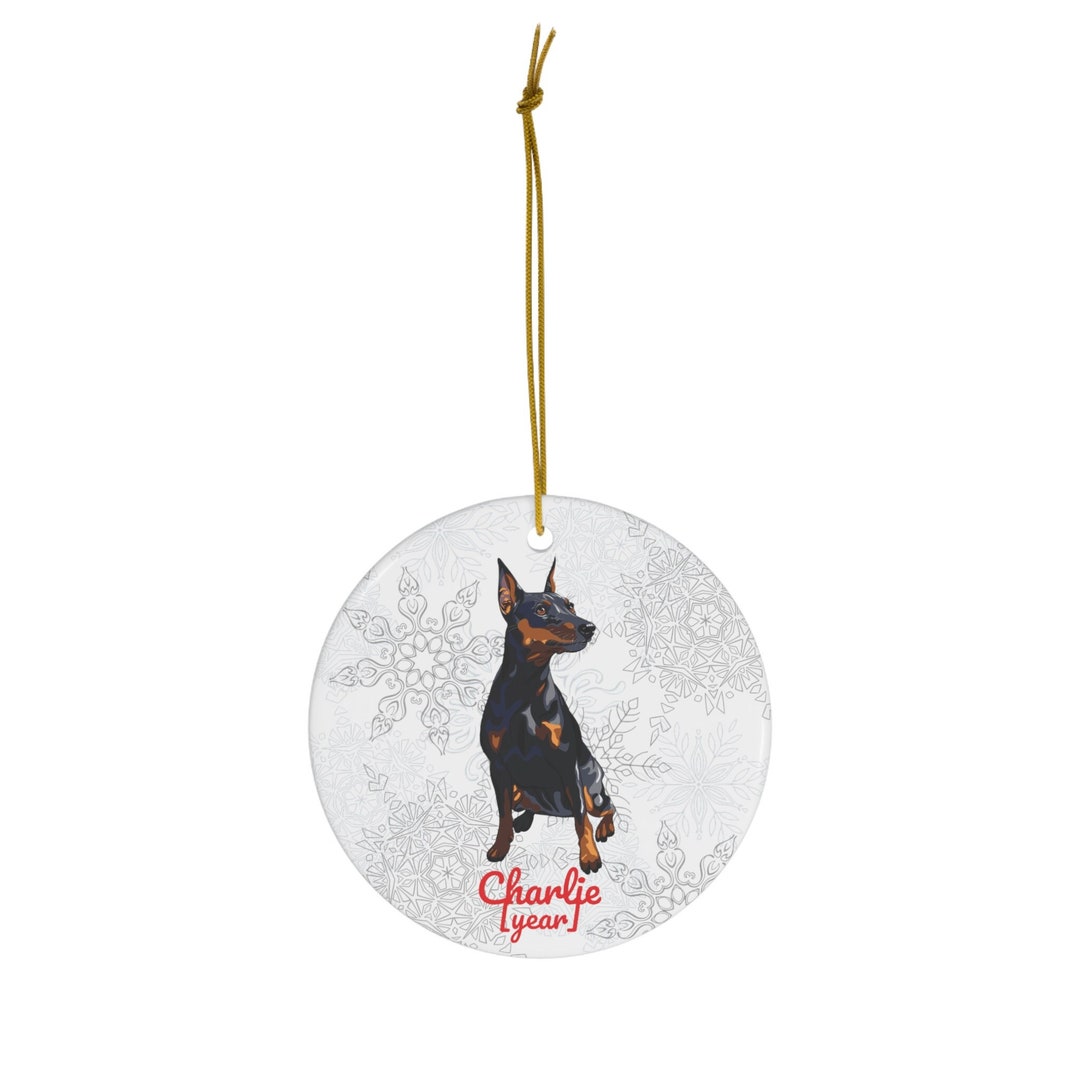 Miniature Pinscher Ornament | Custom Miniature Pinscher Gifts | Minpin ...