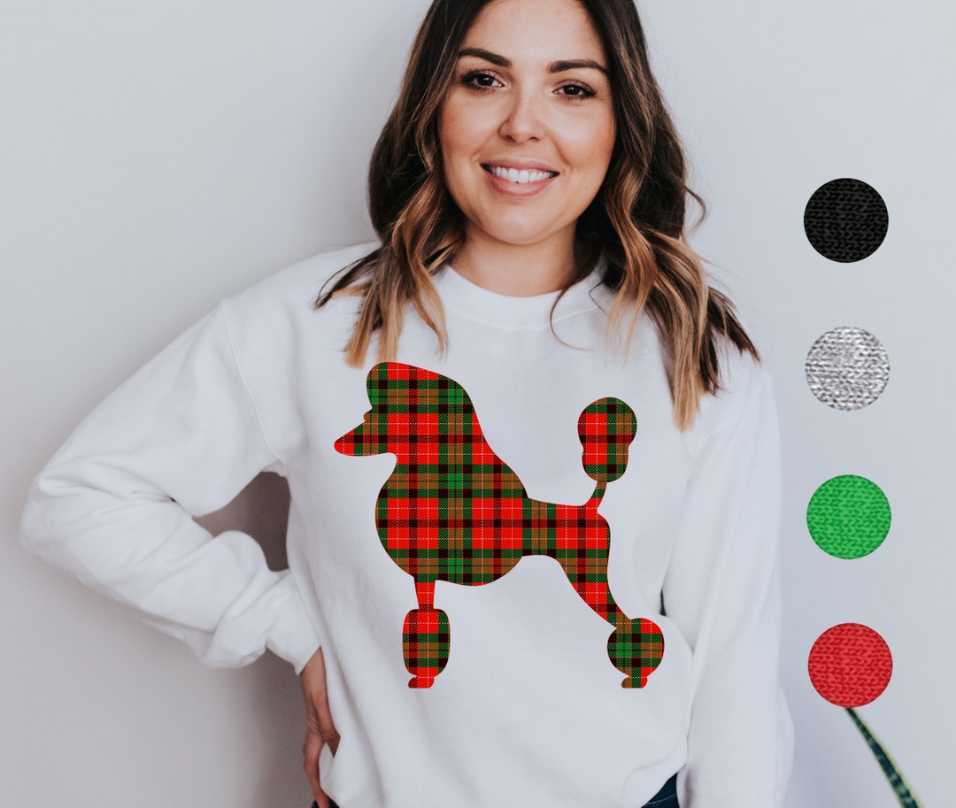 Poodle Christmas Sweater | Unisex Poodle Sweatshirt | Poodle Gift ...