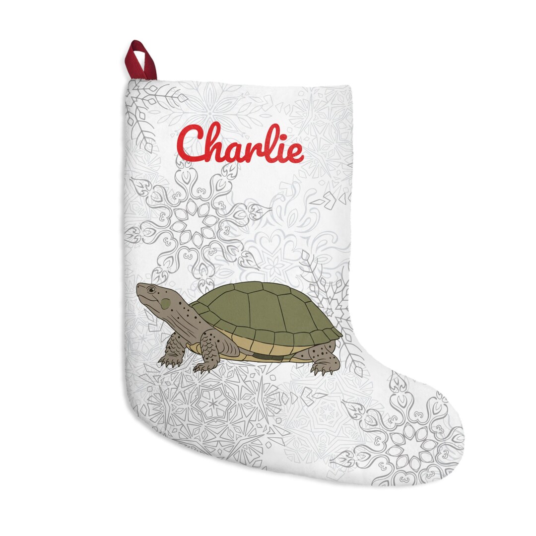 Diamondback Terrapin Stocking, Turtle Gifts, Personalized Diamond Back ...