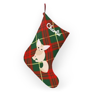 Fennec Fox Stocking Fennec Fox Gifts Personalized Fennec Fox Christmas ...