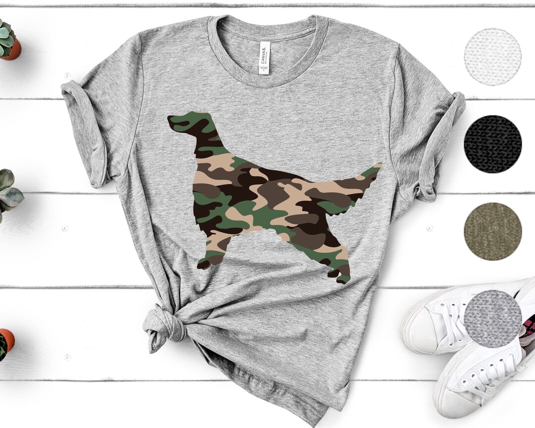 Gordon Setter Shirt Unisex | Camouflage Gordon Setter Tshirt | Gordon ...