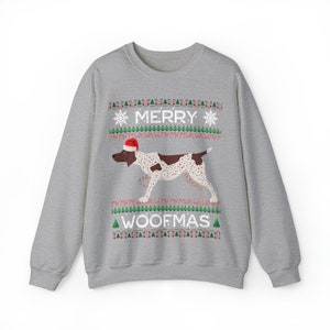 GSP Christmas Sweater | German Shorthaired Pointer Gifts | GSP Mom ...