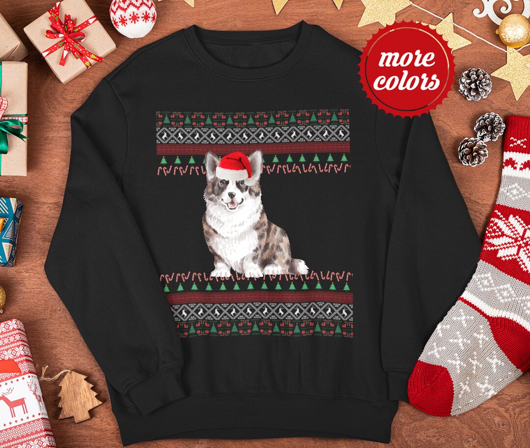 Cardigan Welsh Corgi Christmas Sweater | Cardigan Corgi Gift | Cardi ...