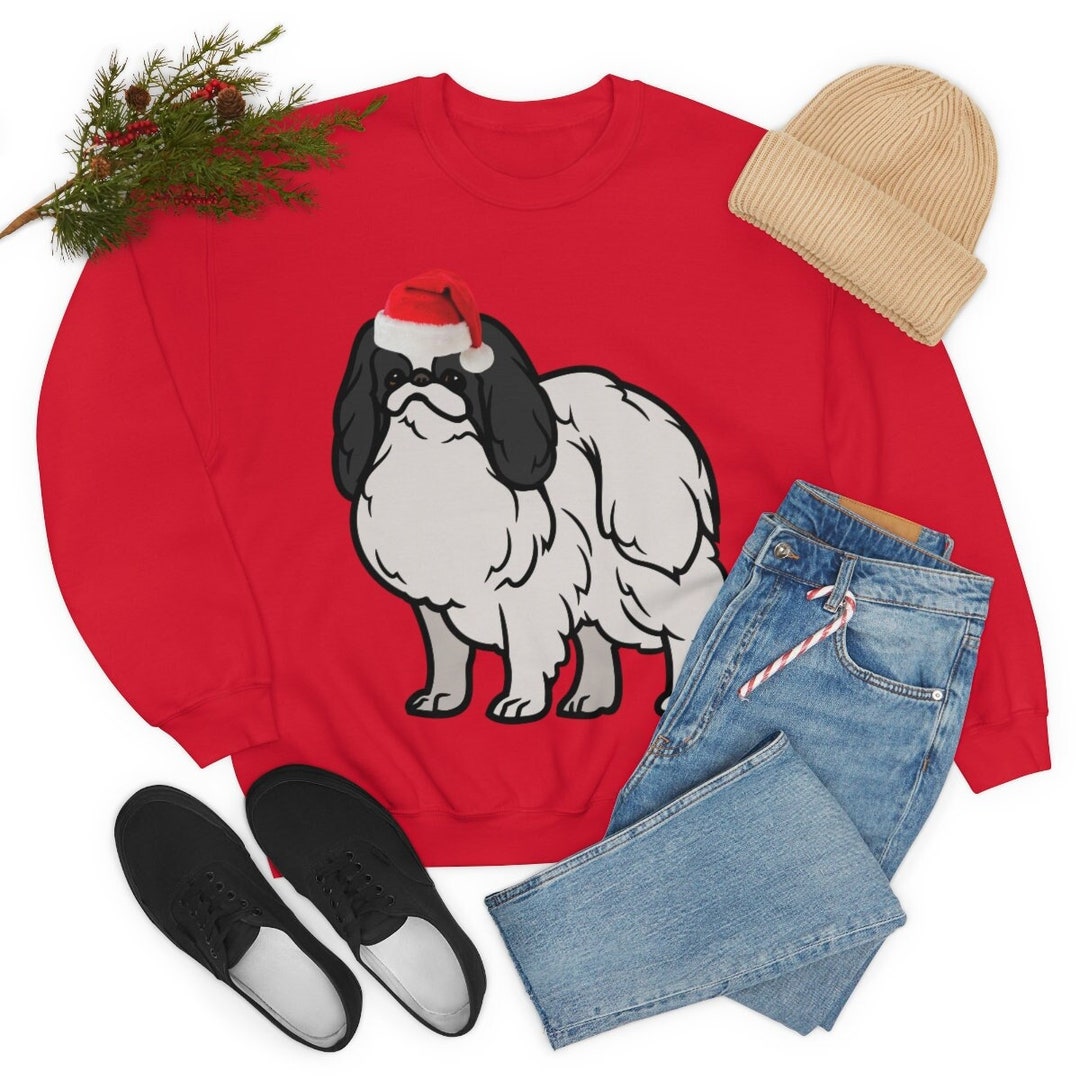 Japanese Chin Christmas Sweater | Japanese Chin Sweatshirt | Japanese ...