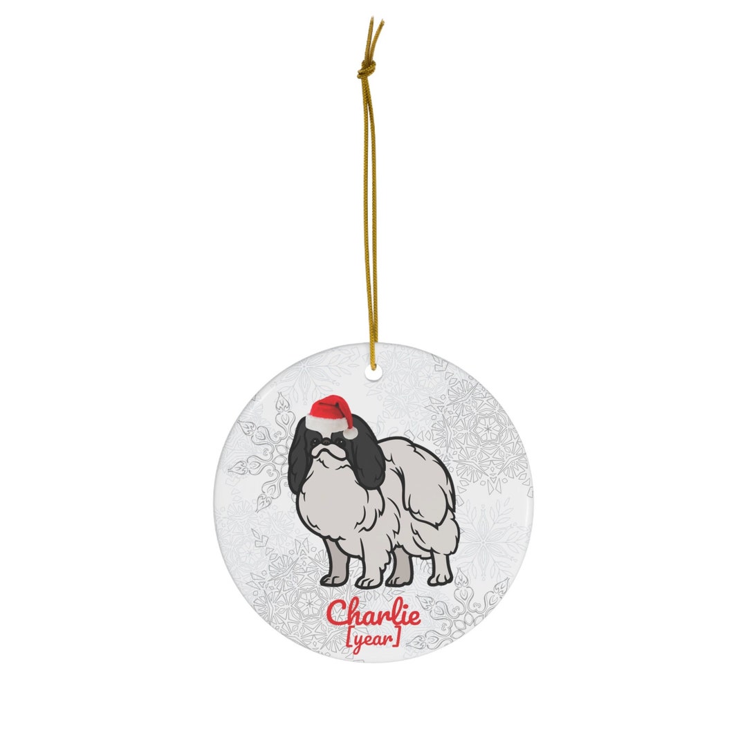 Japanese Chin Ornament | Japanese Chin Gifts | Japanese Chin Christmas ...