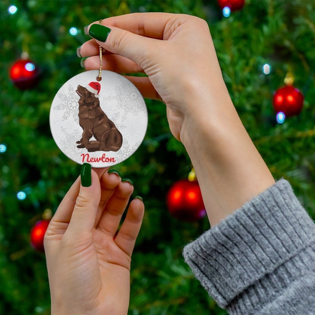 Newfoundland Ornament | Newfoundland Gifts | Personalized Newfie Mom ...