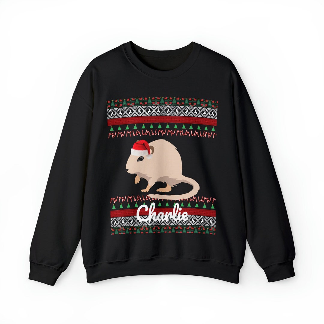 Gerbil Christmas Sweater | Gerbil Gift | Custom Gerbil Sweater | Pet ...