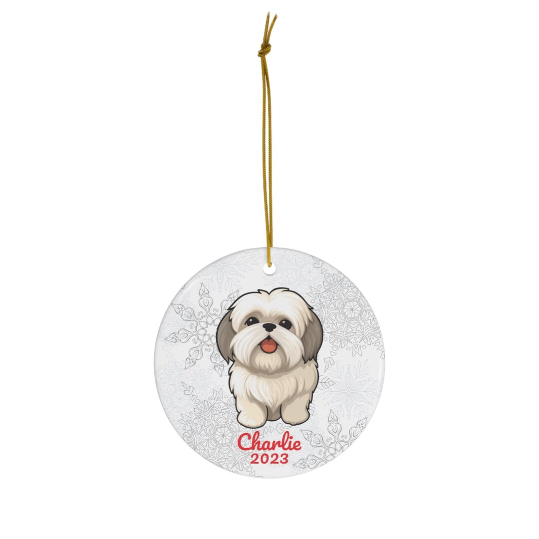 Mal-shi Ornament | Mal-shi Gifts | Customized Malshi Christmas Tree ...