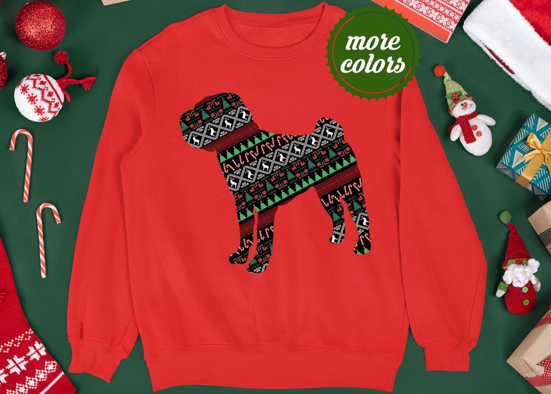 Pull de Noël Shar Pei | Sweatshirt unisexe Shar Pei | Cadeau Shar Pei ...