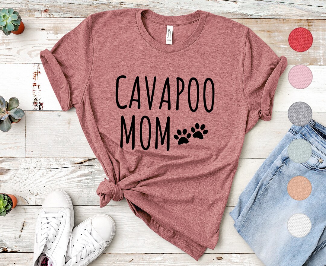 Cavapoo Mom Shirt | Cavapoo Shirt for Women | Cavapoo Mom Tshirt ...