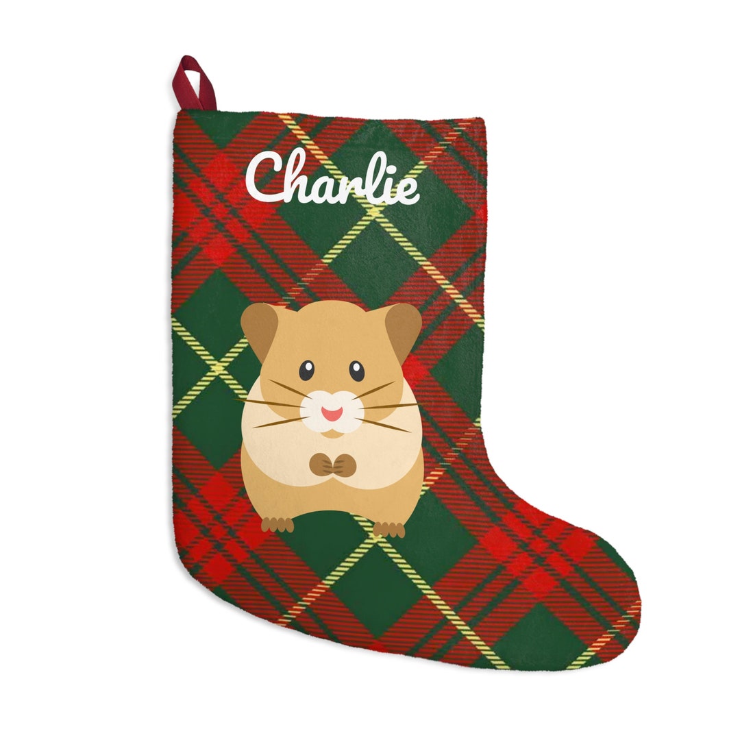 Hamster Stocking | Pet Hamster Gifts | Personalized Hamster Christmas ...