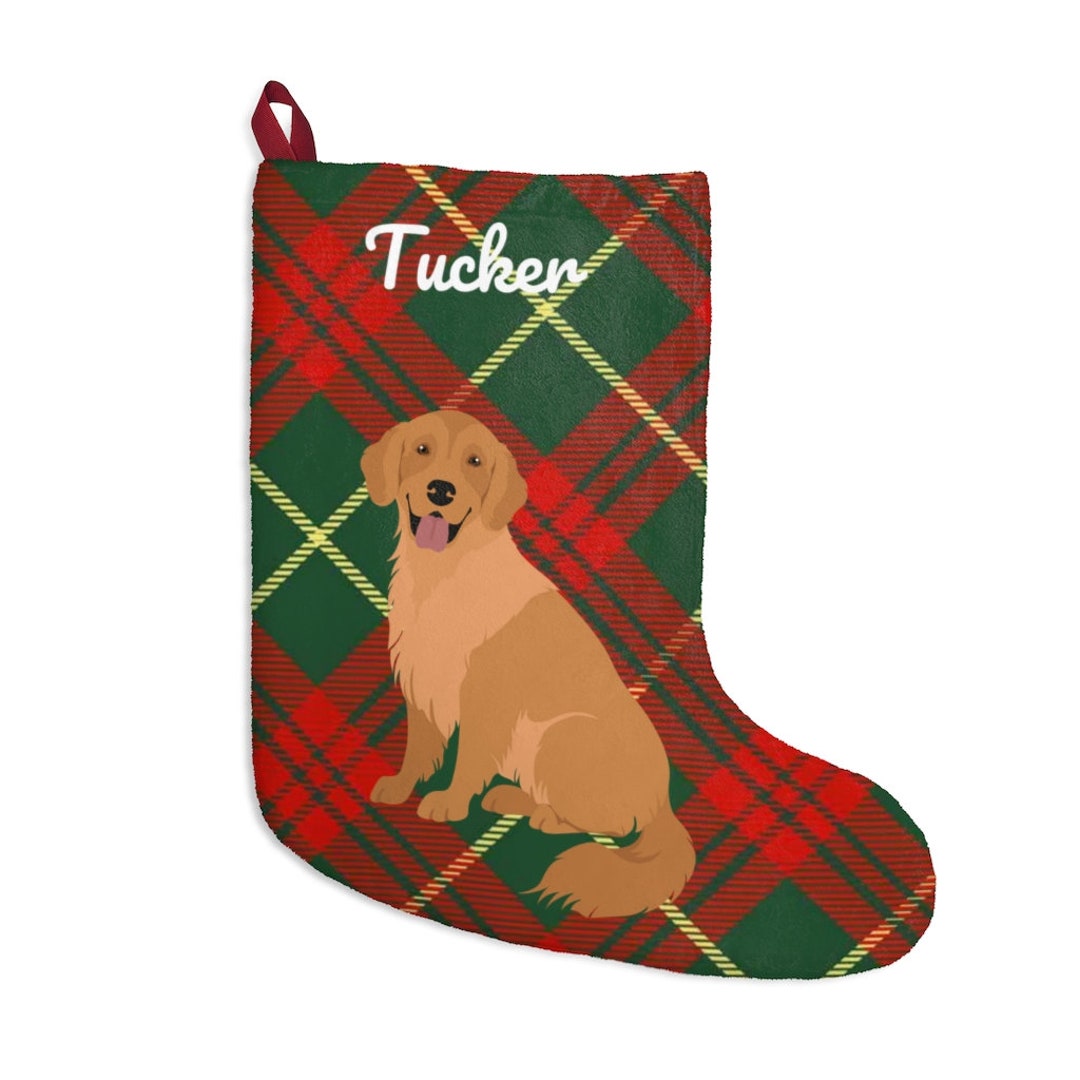 Golden Retriever Stocking | Golden Retriever Gifts | Personalized ...
