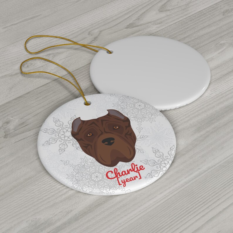 Presa Canario Ornament | Presa Canario Gift | Custom Presa Canario ...