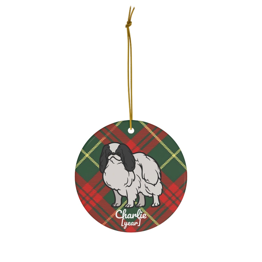 Japanese Chin Ornament | Japanese Chin Gifts | Japanese Chin Christmas ...