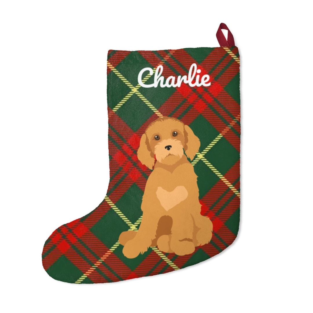 Doodle Stocking | Goldendoodle Gifts | Personalized Goldendoodle ...