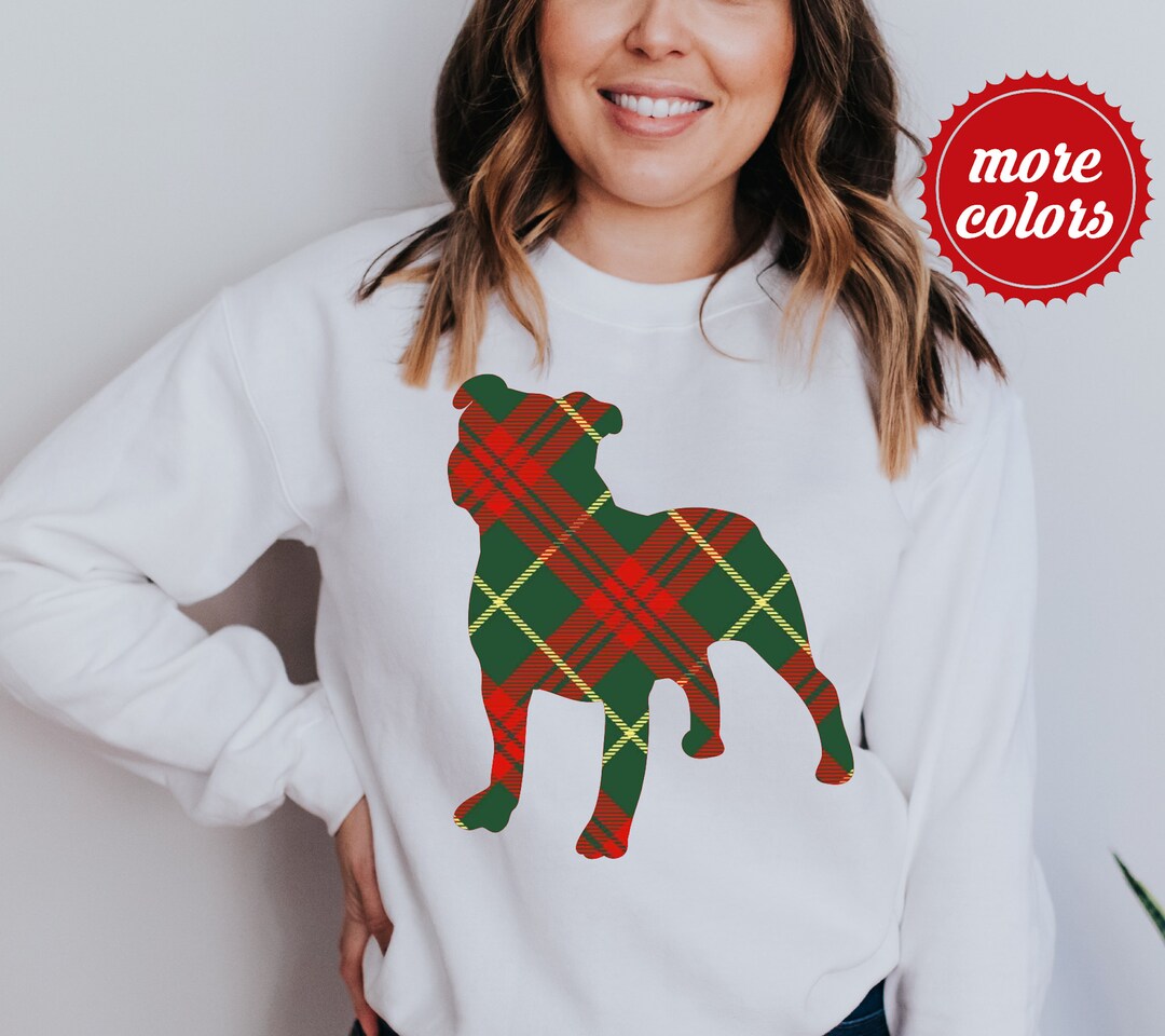Staffordshire Bull Terrier Christmas Sweater | Unisex English Staffy ...