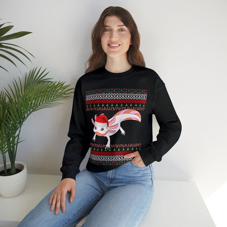 Axolotl Christmas Sweater | Axolotl Gift | Axolotl Sweater | Axolotl ...