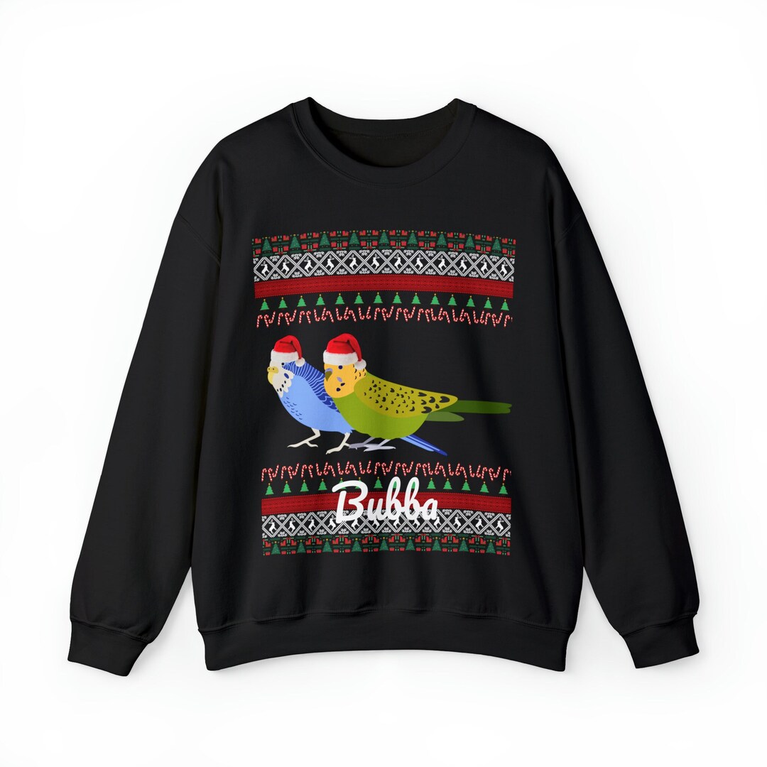 Budgie Christmas Sweater | Custom Budgie Gift | Budgie Sweater ...
