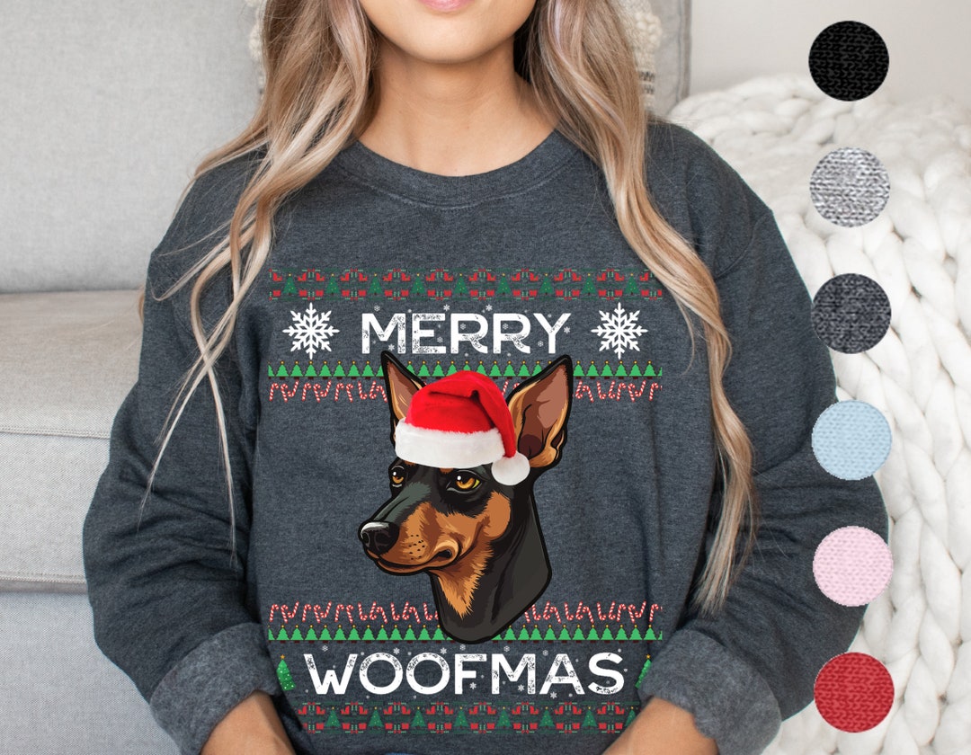 Miniature Pinscher Christmas Sweater | Miniature Pinscher Gift ...