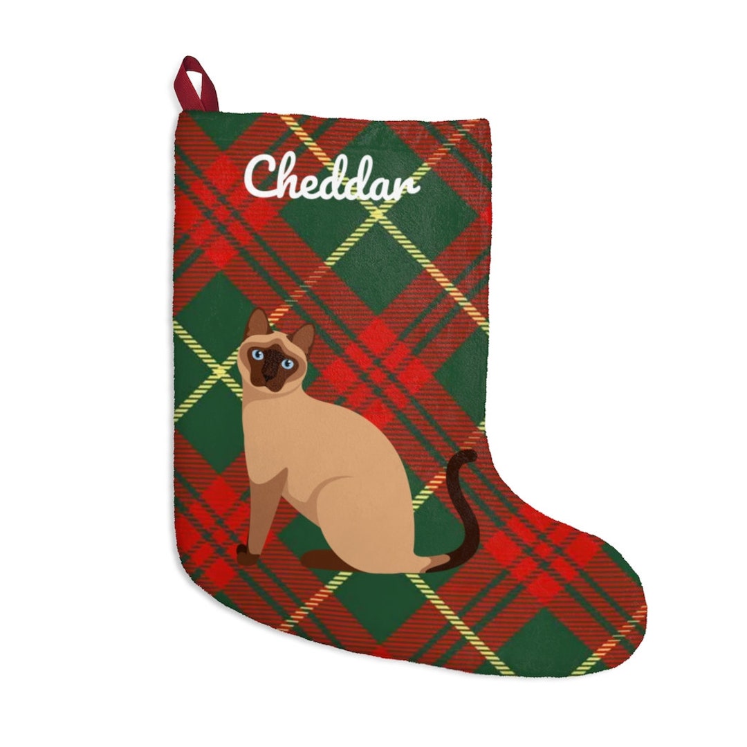 Siamese Cat Stocking | Siamese Cat Gifts | Siamese Cat Christmas ...