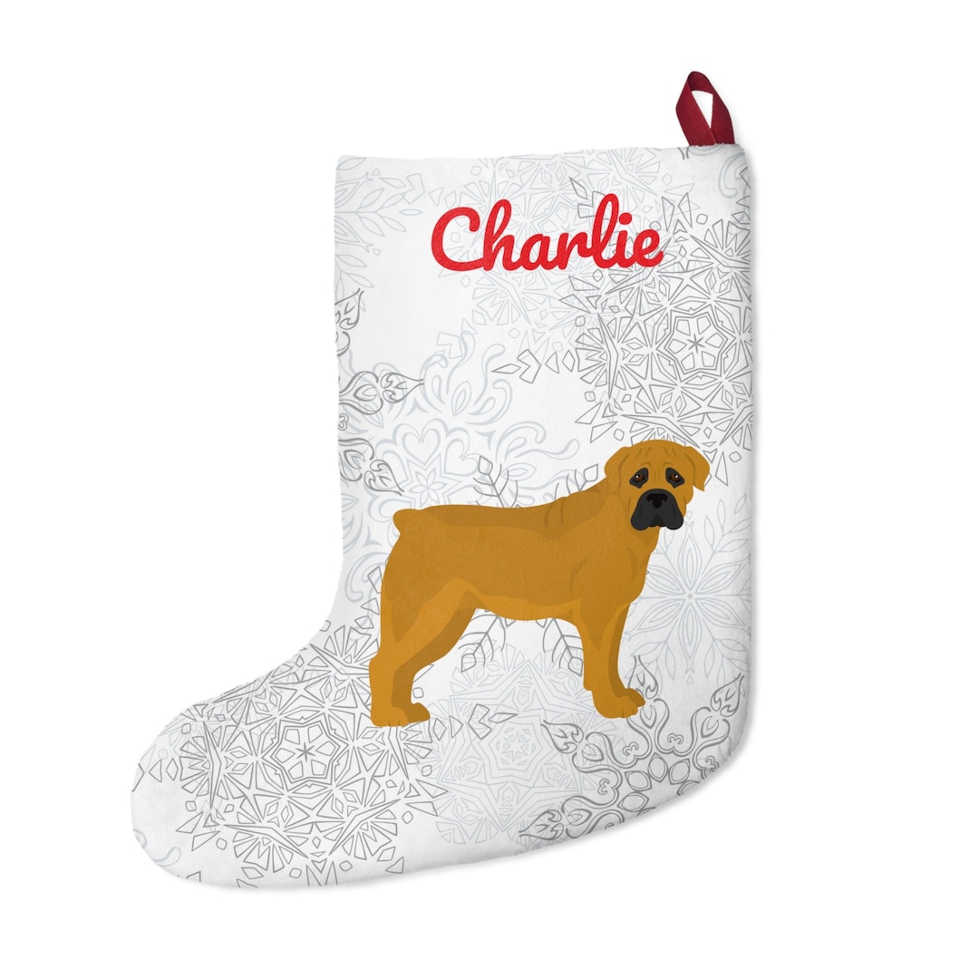 Boerboel Stocking | Boerboel Gifts | Personalized Boerboel Christmas ...