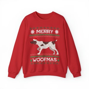 GSP Christmas Sweater | German Shorthaired Pointer Gifts | GSP Mom ...