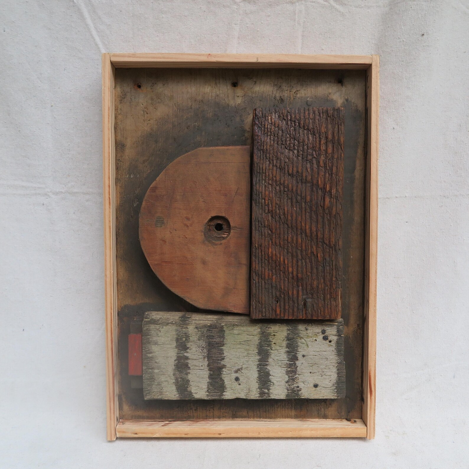 Found Wood Assemblage Wall Art by Gregg Laananen – Mixed Media ...