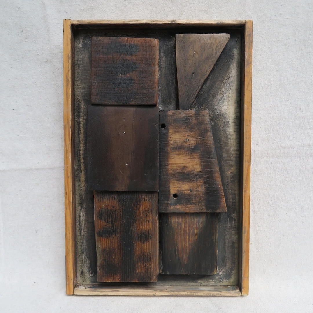Found Wood Assemblage Wall Art by Gregg Laananen – Mixed Media ...