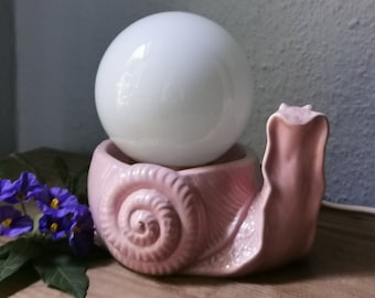 Pink Ceramic Snail - Etsy