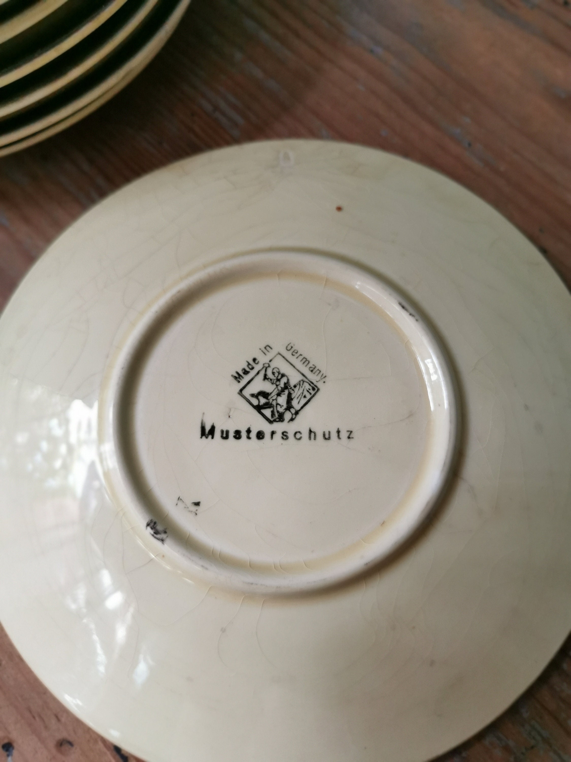 Rare Batch of 7 Vintage Dessert Plates Faïence Musterschutz - Etsy