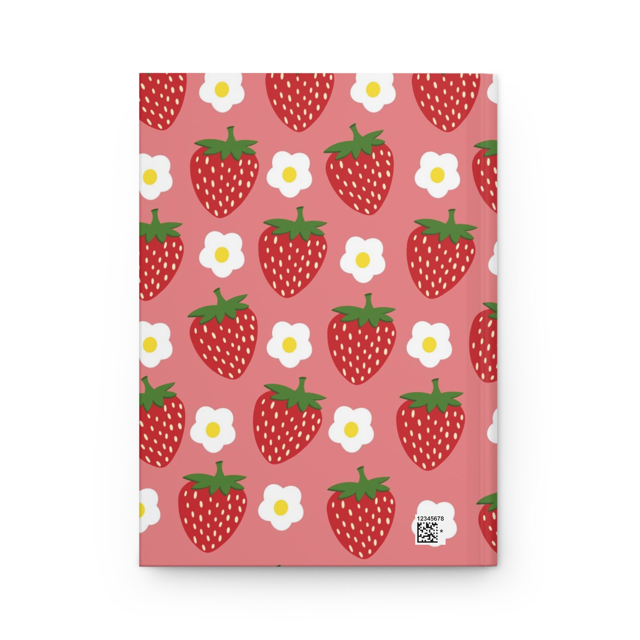 Strawberry Mingle: Strawberries and Flowers Hardcover Journal - Matte ...