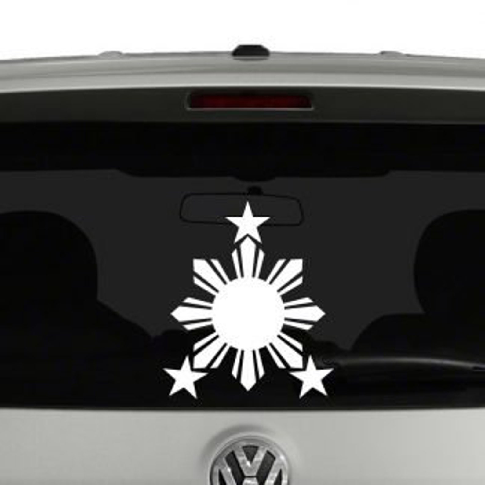 Philippines Flag Decal Sun Sticker Filipino Pinoy Pride Car - Etsy