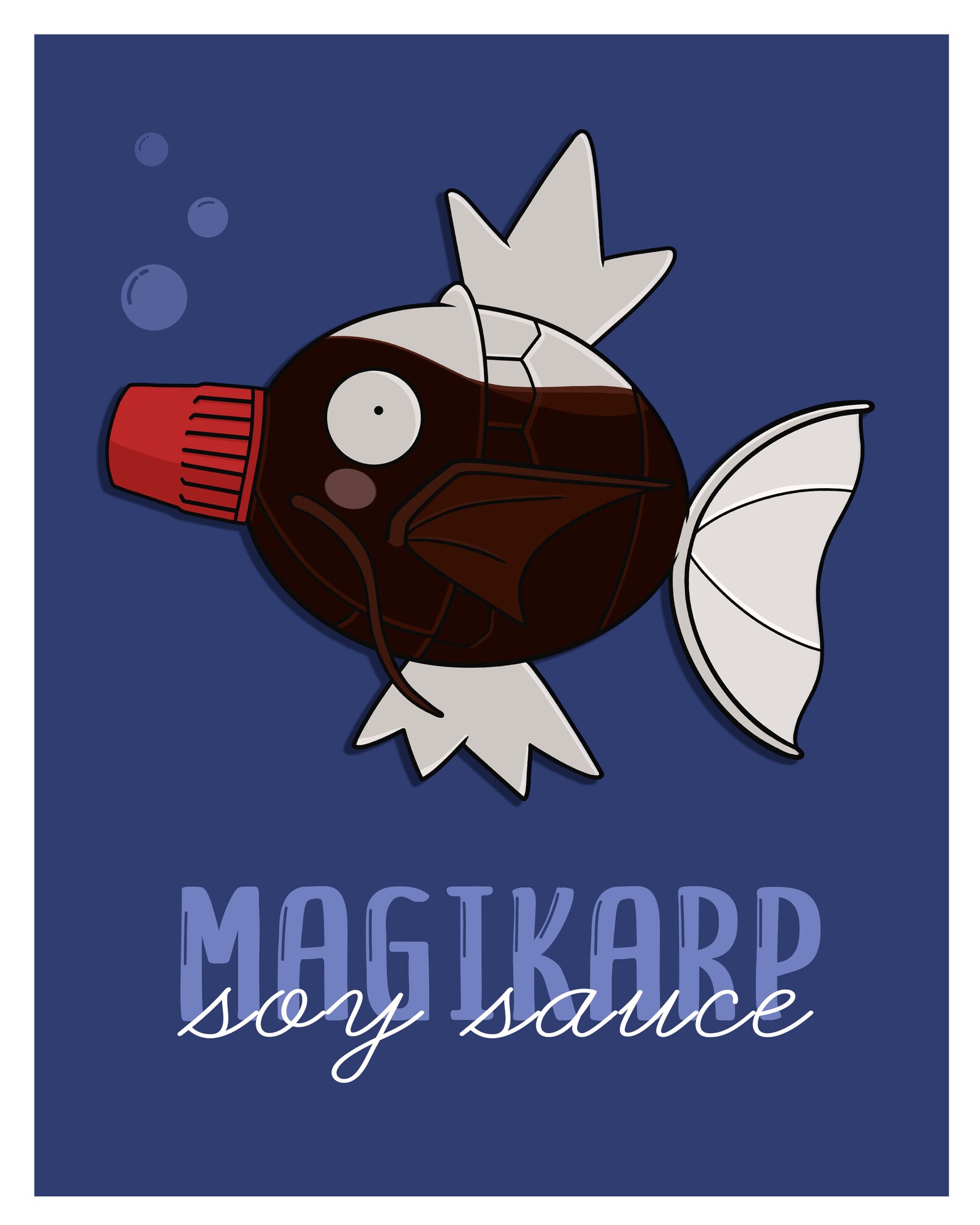 Magikarp Poster Large Magikarp Pokemon Poster Ι Magikarp | Etsy