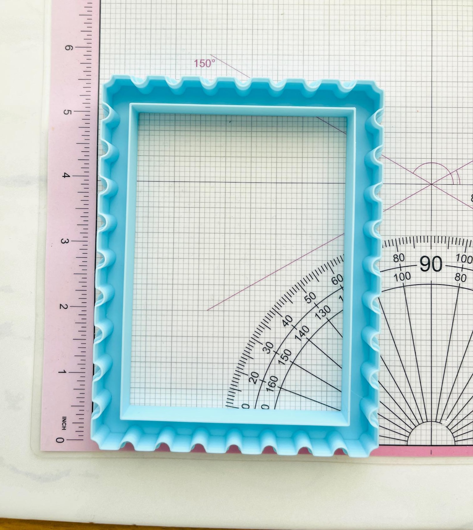 Embossed Postage Stamp Clay Cutter Set: Trinket Dish, Ornament, Cookie ...
