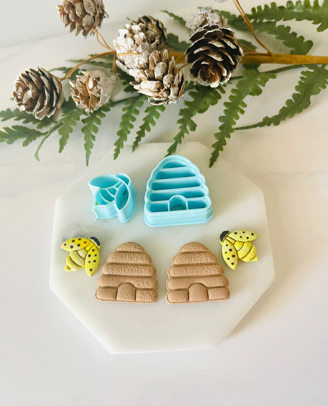 Polymer Clay Cutter Set, Bee and Honeycomb, Bee Shape, Hexagonal Shape ...