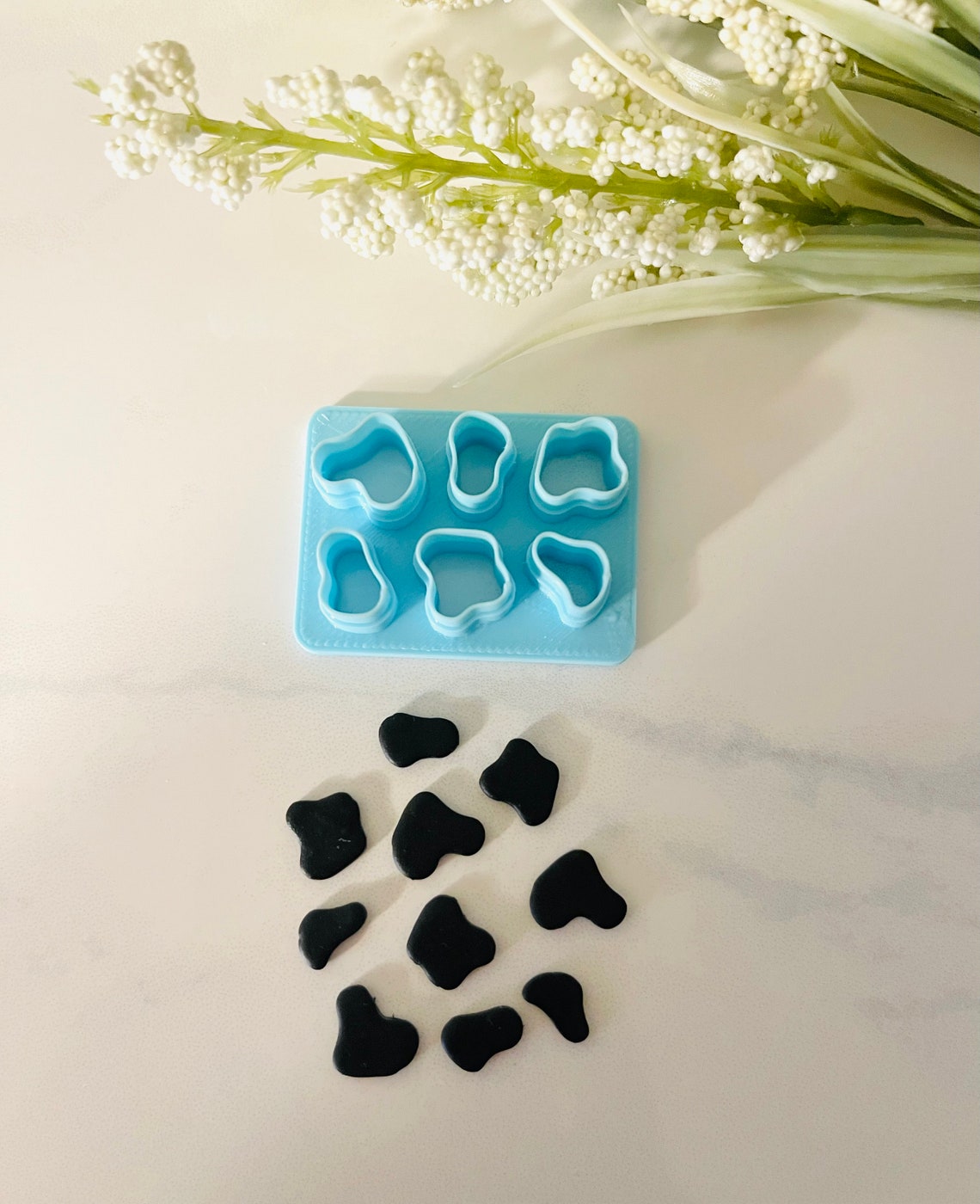 Mini Cow Shapes Cutter Animal Print Cutter Abstract Shapes - Etsy