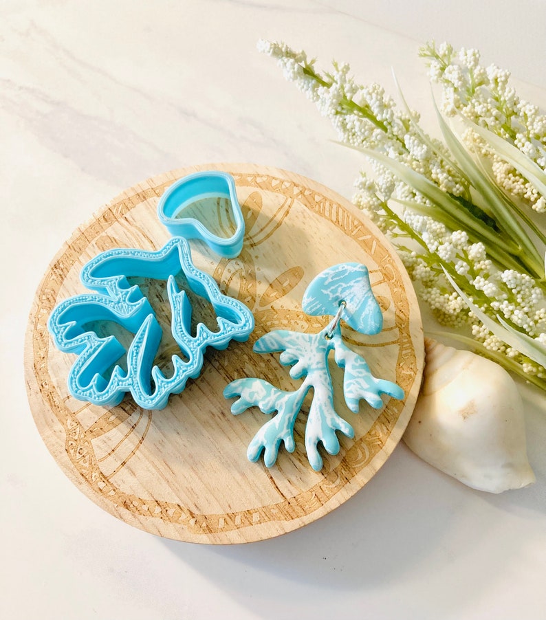 Coral Clay Cutter Set Under the Sea Collection Clay Mold | Etsy