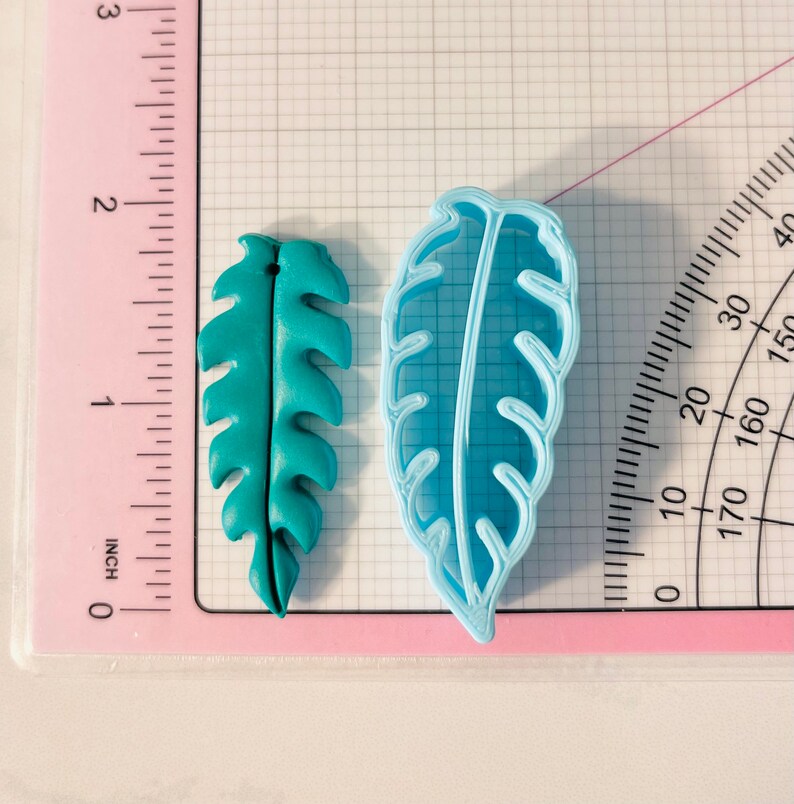 Leaf Imprint Clay Cutter: Polymer Clay Earring Tool - Etsy