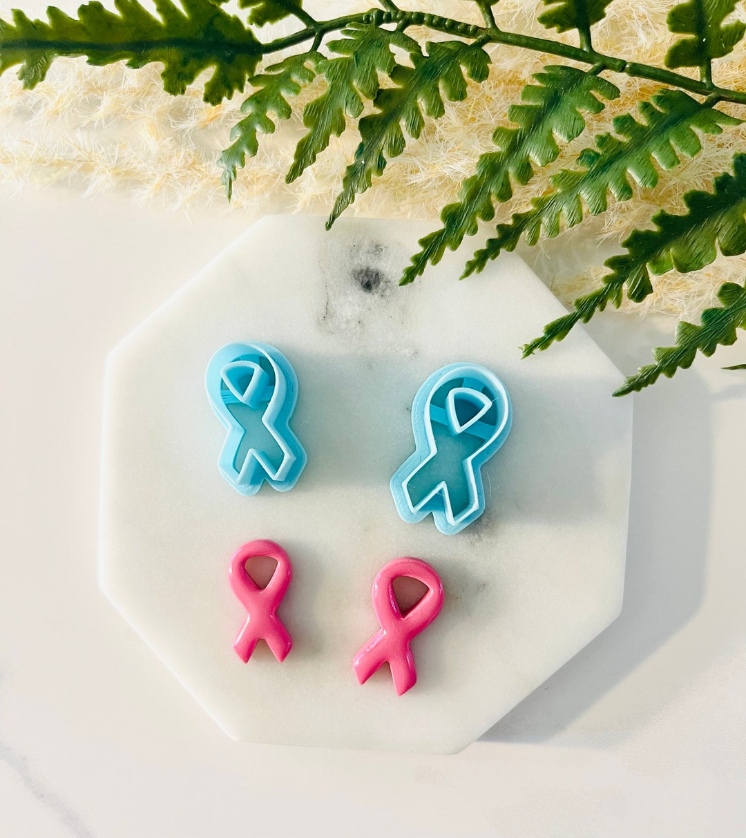 Awareness Ribbon Clay Cutters, Stud & Dangle Size Set - Etsy
