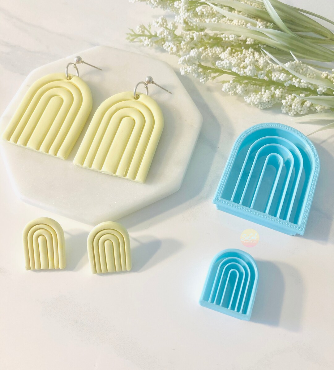 Rainbow Shape and Stamp Cutter, Large Rainbow Pendant, Rainbow Stud ...