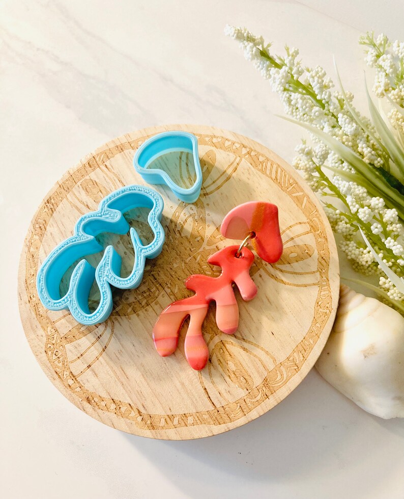 Coral Clay Cutter Set Under the Sea Collection Clay Mold | Etsy