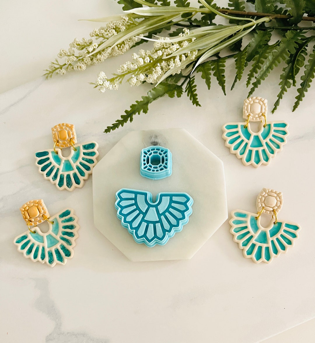 Aztec Pendant, Clay Cutter, Gem Shaped Stud, Debossing Cutter, Cookie ...