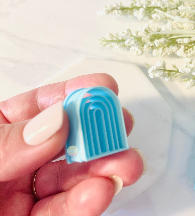 Rainbow Shape and Stamp Cutter Large Rainbow Pendant Rainbow - Etsy