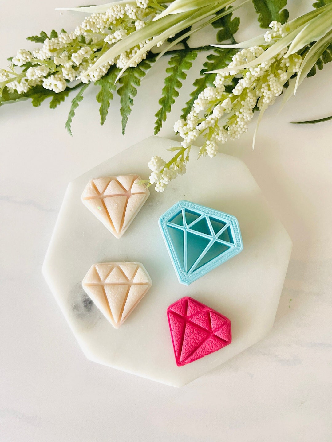Diamond Shape Polymer Clay Cutter, Diamond Cutter, Cushion Cut, Cookie ...